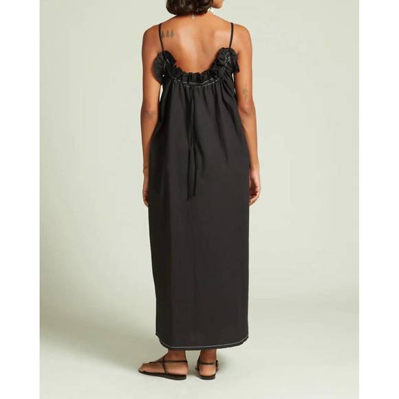 Chan Luu | Dresses | New Chan Luu Clara Poplin Dress In Caviar | Poshmark